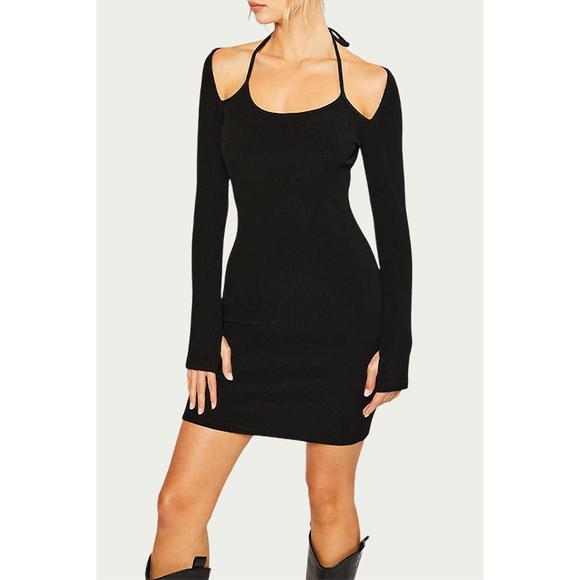 Pretty Garbage | Dresses | New Pretty Garbage Halterneck Mini Dress In ...